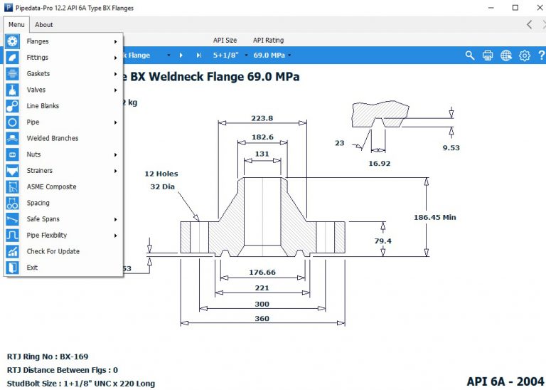 دانلود نرم افزار اطلاعاتی اجزای لوله کشی Pipe Data pro - مرجع بازرسی ...