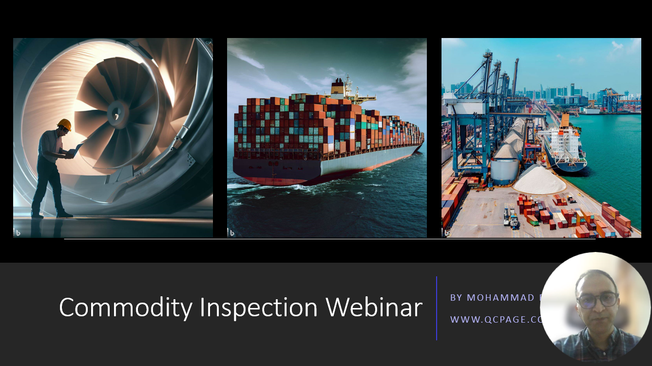 معرفی وبینار بازرسی کالا - بخش اول - مرجع بازرسی فنی و کنترل کیفیت